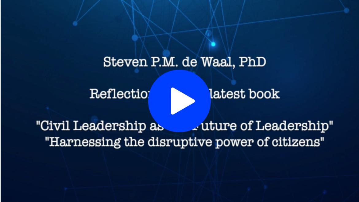 Civil Leadership as the Future of Leadership - video - Public Space